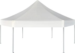 Nůžkový altán 3,6x3,1m krémově bílý se stěnami