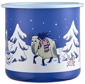 Hrnek Moomin Starry Night 0,8l, smalt / modrý