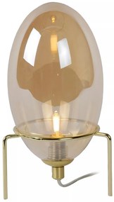 LUCIDE Stolní lampa EXTRAVAGANZA BELLISTER průměr 13 cm - 1xG9 - Amber