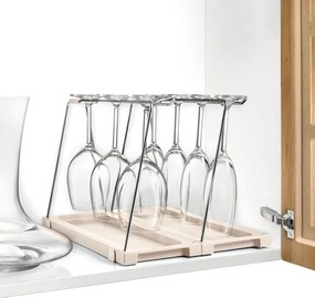 TESCOMA Držák sklenic na víno s odkapávačem FlexiSPACE 330 x 148 mm