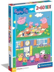 247936 Dětské puzzle - Peppa Pig III. - Sada 2x60ks