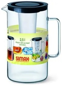 Skleněný džbán s vložkou na led, Simax, 2,5 L