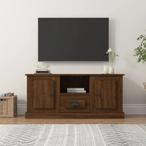 vidaXL TV skříňka 100 x 35,5 x 45 cm kompozitní dřevo [816463] Barva: hnědý dub