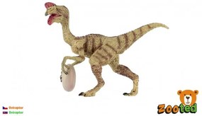 Oviraptor s vejcem zooted plast 12cm v sáčku