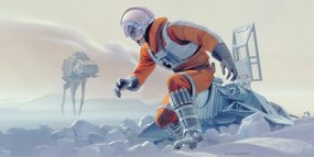 Komar Vliesová fototapeta Star Wars Classic RMQ Hoth Battle Pilot, 500 x 250 cm