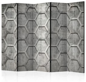 Paraván - Platinum cubes II [Room Dividers]