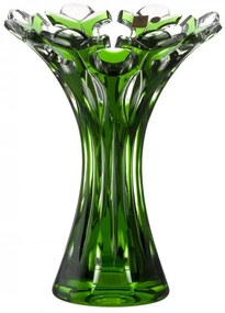 Váza  Flamenco, barva zelená, výška 250 mm