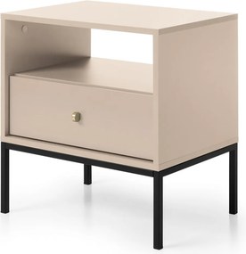 PSK Noční stolek NOMO, Béžová 54 cm