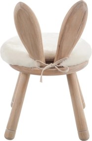 Dřevěná židlička pro děti Rabbit - 34*34*55 cm