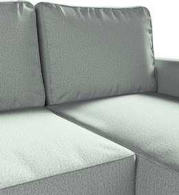 Potah na pohovku IKEA Backabro rozkládací se šezlongem barva zelená látka pletený vzor