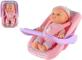 TEDDIES Panenka miminko v nosítku / 20 cm / Plast / od 3 let