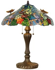 Stolní lampa Tiffany BUTTERFLY Clayre &amp; Eef 5LL-5582