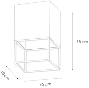 Lucide 21120/01/30 - Stropní svítidlo RIXT 1xE27/40W/230V