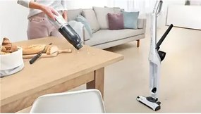 BOSCH BBH3ALL28 Flexxo 4 bílá/černá / Aku tyčový vysavač / 25.2 V / 55