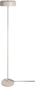 Béžová stojací lampa s kovovým stínidlem (výška 140 cm) Riqueza Palo – Leitmotiv