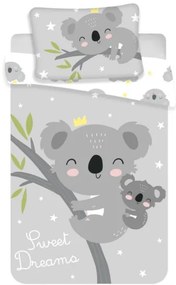 Jerry Fabrics Povlečení do postýlky Koala Sweet dreams baby 100x135, 40x60 cm