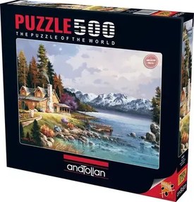 ANATOLIAN Puzzle Horská chatka / 500 dílků / od 12 let