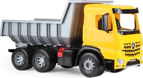 Auto sklápěč Mercedes GIGA TRUCKS 65 cm žlutá/šedá