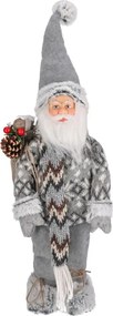 Vánoční dekorace Santa Claus s pytlem 50 cm