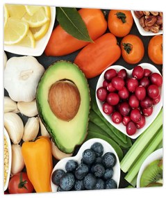 Obraz - Zdravé potraviny (30x30 cm)