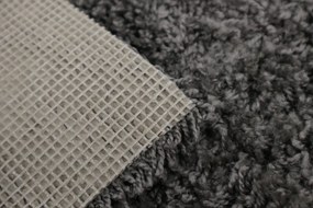 Vopi, Metrážový koberec Color Shaggy šedý - neúčtujeme odřezky z role, na míru, šíře 2m,3m,4m, šedá, ab (mřížka), ložnice