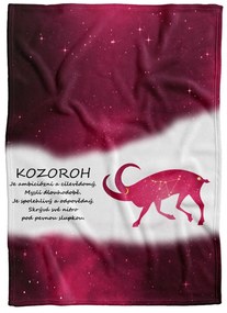 Deka Kozoroh (22.12. - 20.1.) - červená (Podšití beránkem: NE)