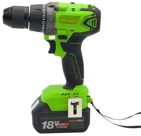 Aku vrtací šroubovák s příklepem Procraft PA18BL | PA18BL