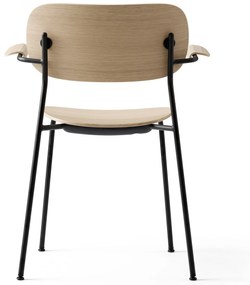 AUDO (MENU) Židle Co Chair s područkami, Black / Natural Oak