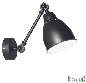 IDEAL LUX Nástěnná lampička NEWTON, černá 27852