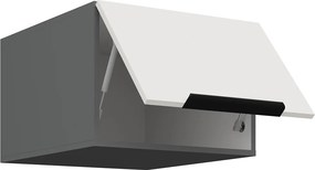 ARIA aw | horní skříňka 50 NAGU-36 1F výklopná | 50 cm | HLUBOKÁ | ANTI FINGERPRINT povrch | antracit/bílá