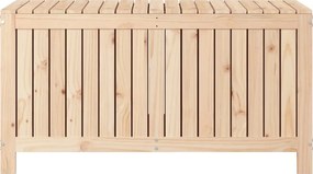 vidaXL Zahradní úložný box šedý 121 x 55 x 64 cm masivní borové dřevo [823843] Barva: Šedá borovice