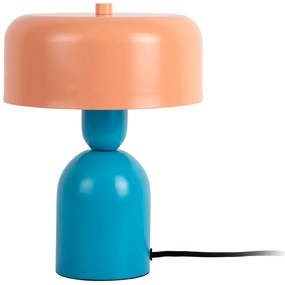 Modrá/oranžová stolní lampa (výška 24 cm) Double Funky – Leitmotiv