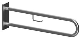 BEMETA Podpěrné madlo 10,3x25,3 cm nerez/stříbrná 301807332