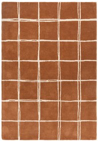 Tribeca Design Kusový koberec Swans Grid Rust Rozměry: 120x170 cm