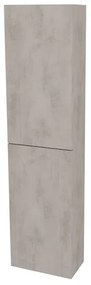 Mereo Aira, koupelnová skříňka 170 cm vysoká, levé otevírání, Multidecor, Chromix stříbrný CN794LNACST
