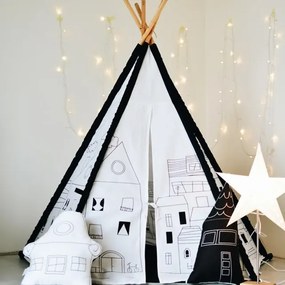 Vigvam design Teepee Architect bez podlážky - pětiúhelníkové