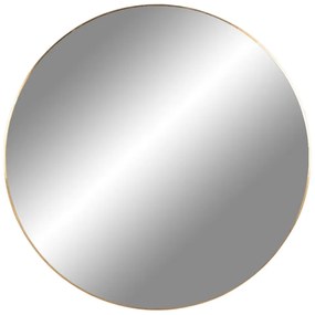 OnaDnes -20% Nordic Living Zlaté kulaté závěsné zrcadlo Vincent 100 cm