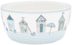 GreenGate dětská porcelánová miska Ellison Pale Blue ⌀12,2 cm