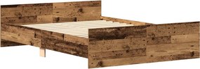 Rám postele bez matrace Staré dřevo 150x200cm Technické dřevo 3328745
