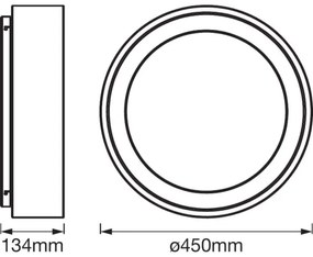 Ledvance - LED Stmívatelné stropní svítidlo SMART+ CYLINDER LED/24W/230V Wi-Fi