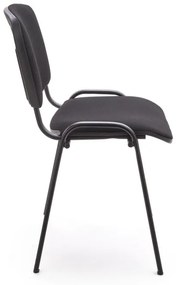 Konferenční židle ISO, černá, látka OBAN EF019