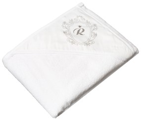 Dětský ručník s kapucí 80x80 bílá Royal