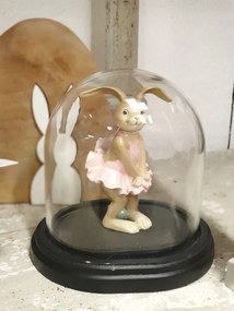 Dekorace králičí dívka v sukýnce - 7*7*13 cm