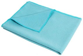 YOGA Antislip ručník P2I 170x60 cm - modrá