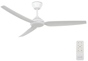 Lucci air 21616249 - Stropní ventilátor POLIS IP55 bílá + dálkové ovládání 21616249