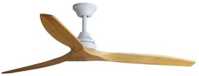 FARO Barcelona FARO 33728DC - Stropní ventilátor ALO L dřevo/bílá pr. 152 cm + dálkové ovládání FA33728DC