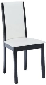 Židle, wenge / ekokůže bílá, VENIS NEW