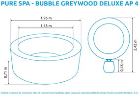 Marimex Pure Spa Bubble Greywood Deluxe 4 11400254
