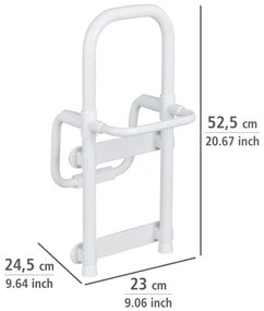 WENKO 8110100-Madlo SECURA 23x52 cm bílá