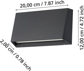 EG 900887 Venkovní nástěnné svítidlo SPONGANO 900887 - EGLO